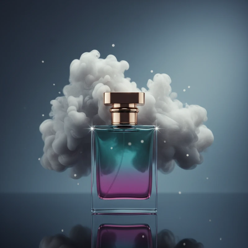 Mysterious perfume bottle | Product Photography Background Scene | Lume